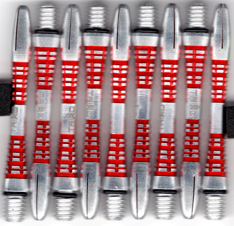 1.5in Red TRIAD Aluminium Dart Shafts